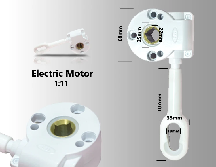 1:7 Zinc Core Gear Box Components for Awnings - Easily Assembled