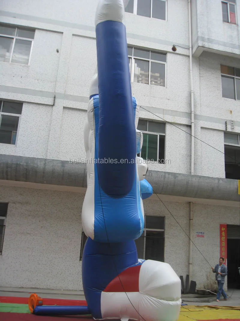 Beile Customized 5m High PVC Mesh Cloth Advertising Inflatables Cartoon ...