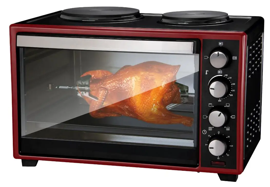 Best Selling 30l Rotating Convection Oven With Tow Hot Plate - Buy ...