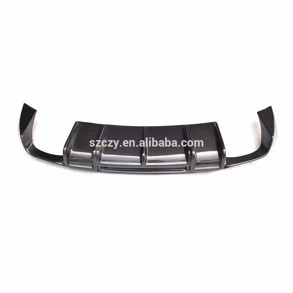 Rs Style Carbon Fiber S3 Rear Diffuser Lip For Audi A3 S3 2015up - Buy ...