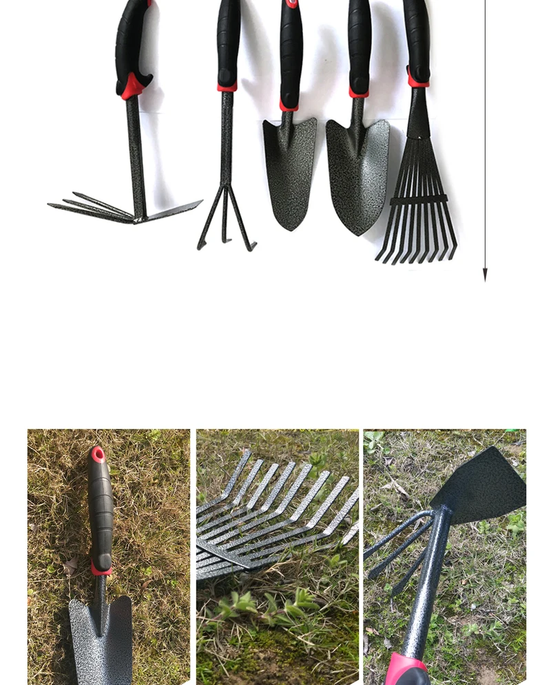 Small Plastic Rake Trowel/hand Cultivator/transplanter Garden Tool Sets ...