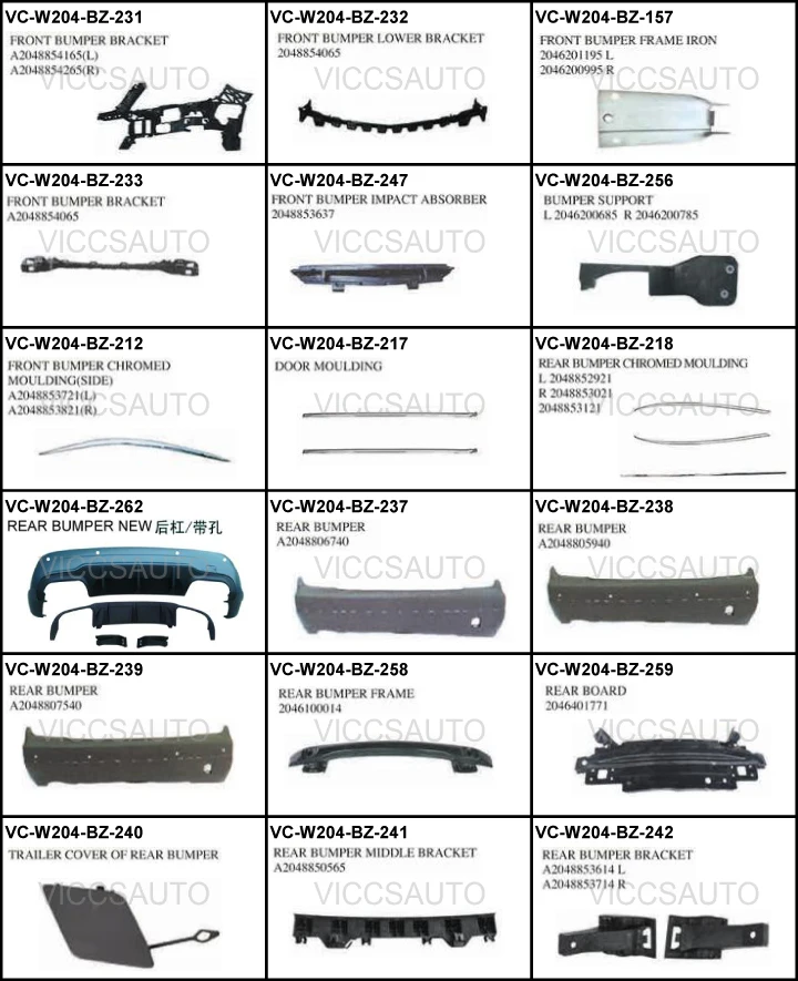 Oem For Benz W204/c63 Amg 2011'-2013' C180k/c200/c260/c300 Auto Car ...