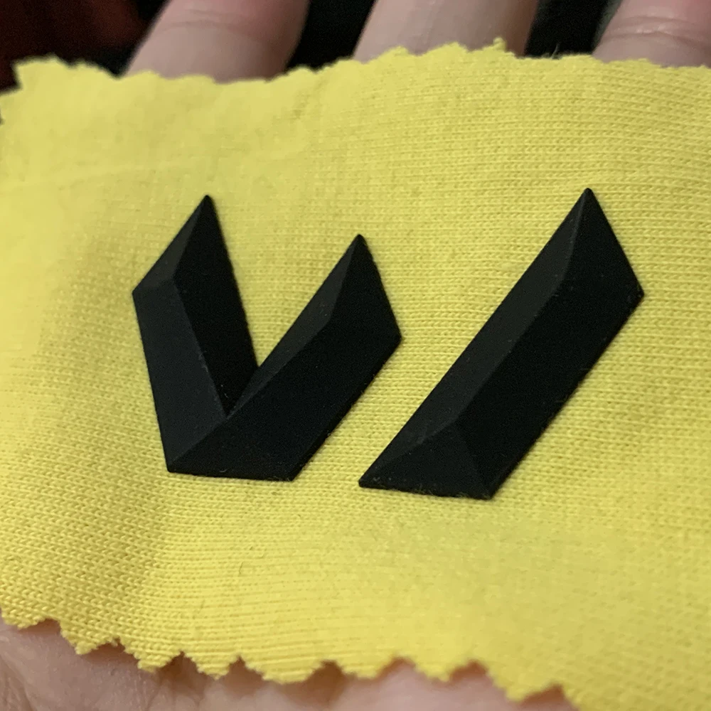 New Design Custom Raised Letter Name Logo High Density Embossed ...