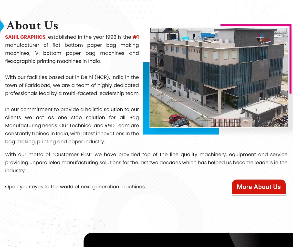 SAHIL GRAPHICS - Paper Bag Making Machine, Paper Bag Machines