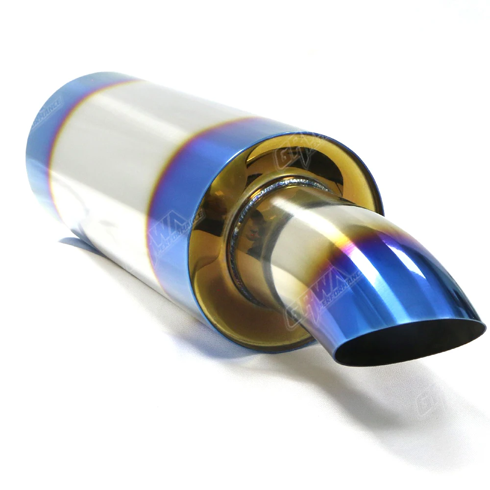 Universal Ss201+titanium Car Exhaust Muffler For Js - Buy Universal ...