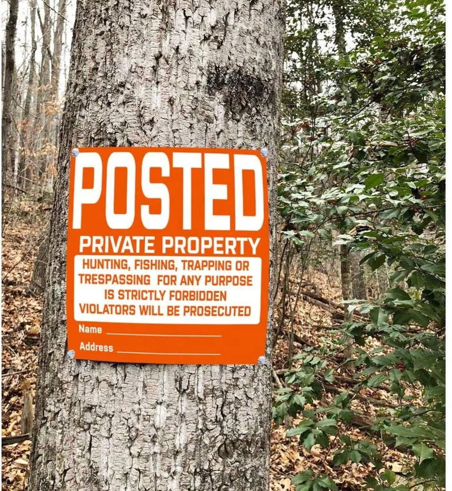 Private Property Signs No Trespassing Sign Durable - Premium - Flexible ...