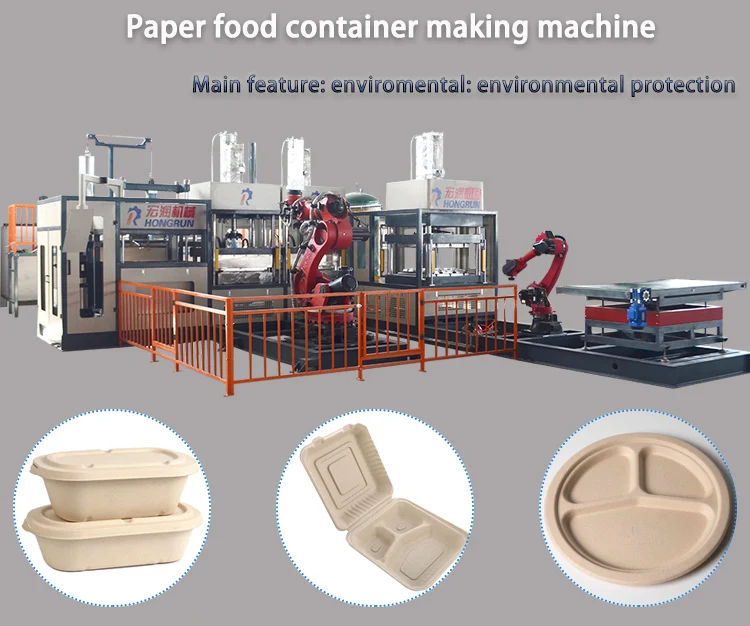 Paper/bagasse/bamboo Wood Pulp Molding Machine for Trays