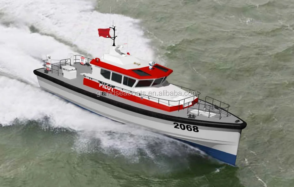 21m Grandsea Pilot Boat for Sale | Durable Fiberglass Work Boat | Ideal ...