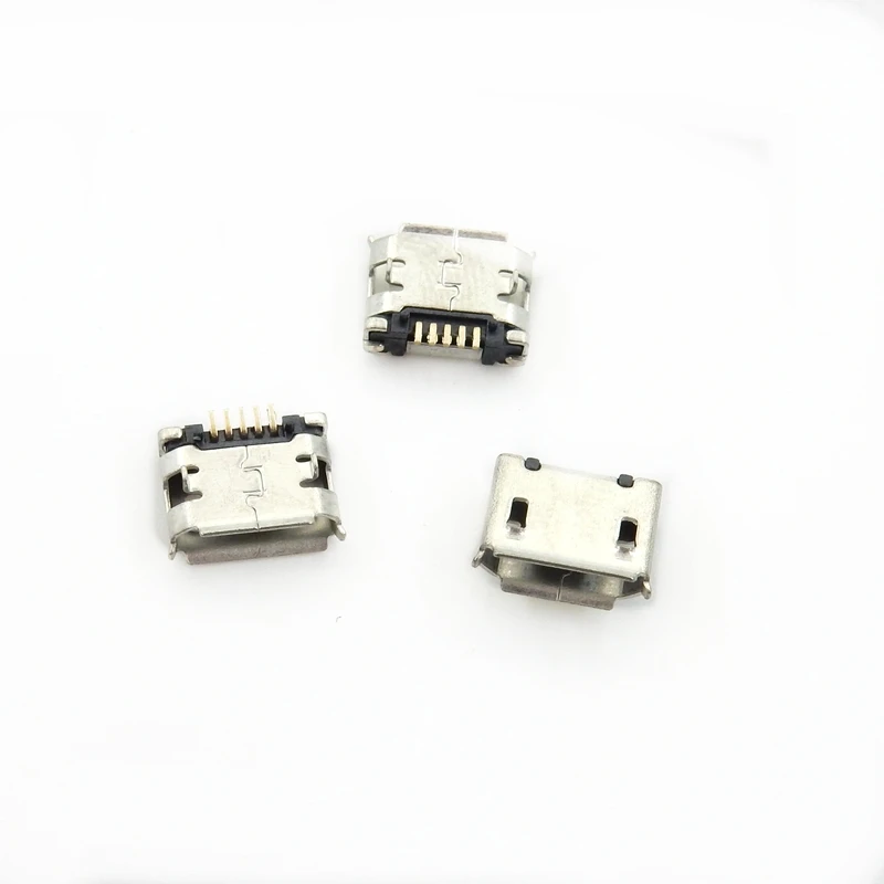 Micro Usb Female Inline Plus Solder Joint 5.9 Microphone 5pin Plugin ...