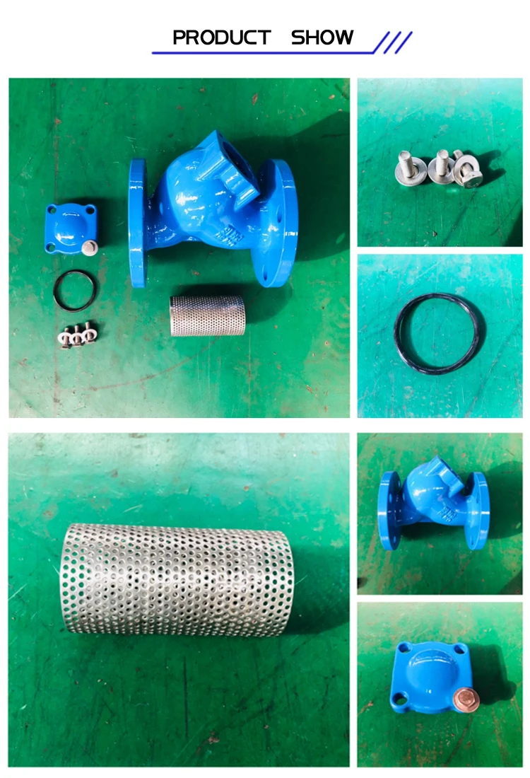 Flanged Y Strainer Dn400 Din Awwa Cast Iron Y-type Water Strainer For ...