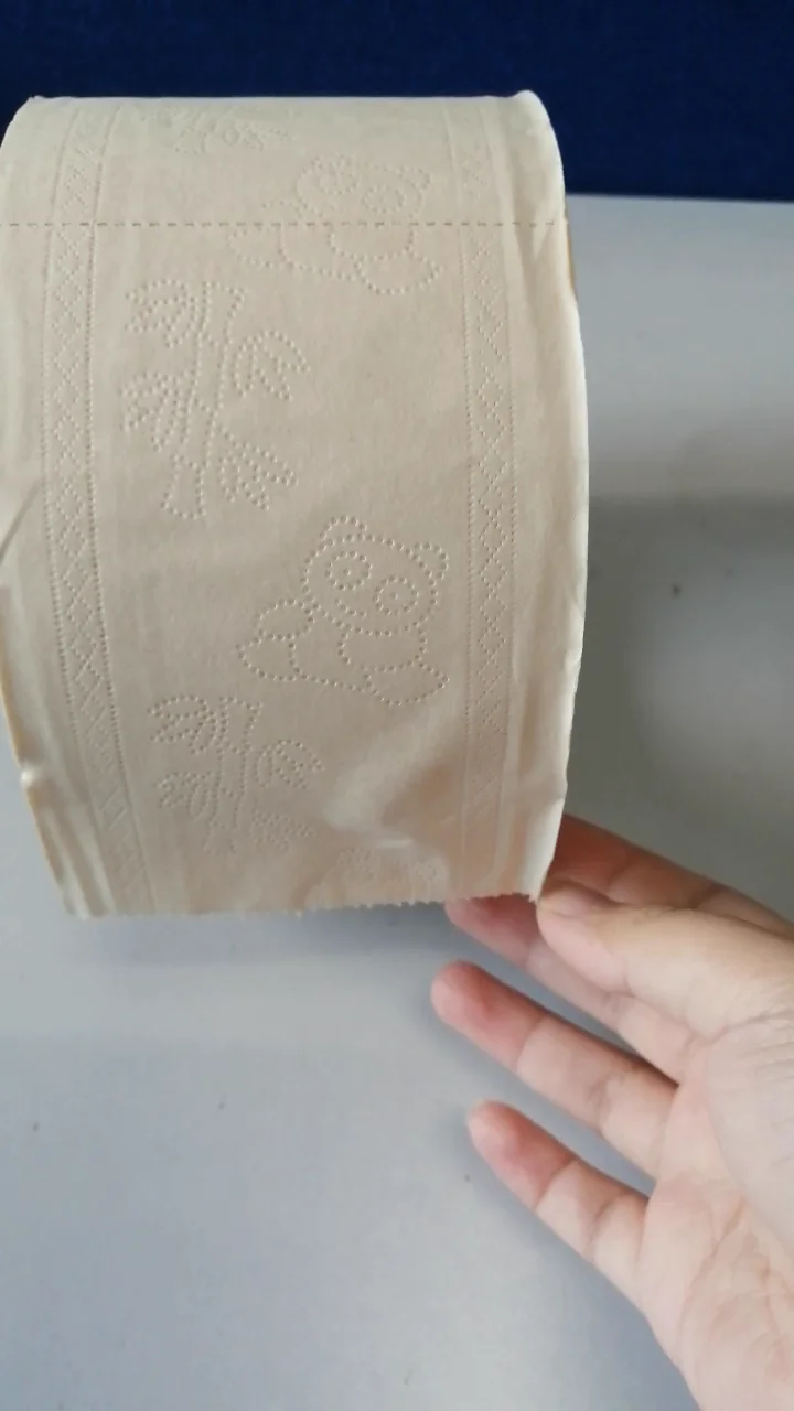 3 Ply Unbleached Bamboo Pulp Toilet Paper Biodegradable Premium Quality ...