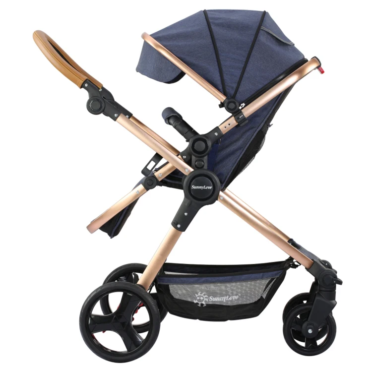 3 In 1 High Quality Trolley And Baby Car Seat Easy Foldable Multi ...