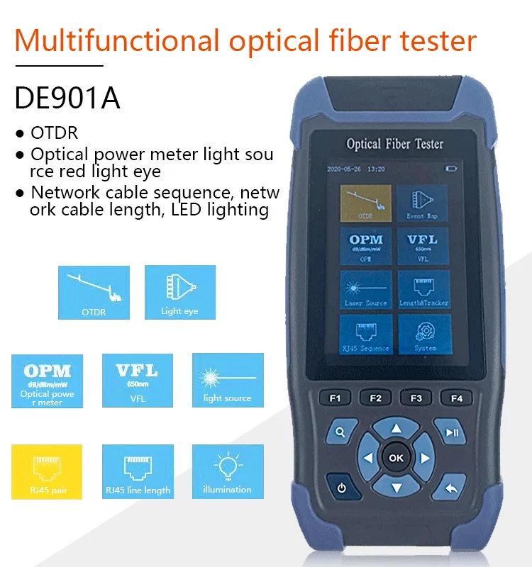 1310nm/1550nm/1625nm Mini Exfo Otdr Price For Mini Otdr Tester With ...