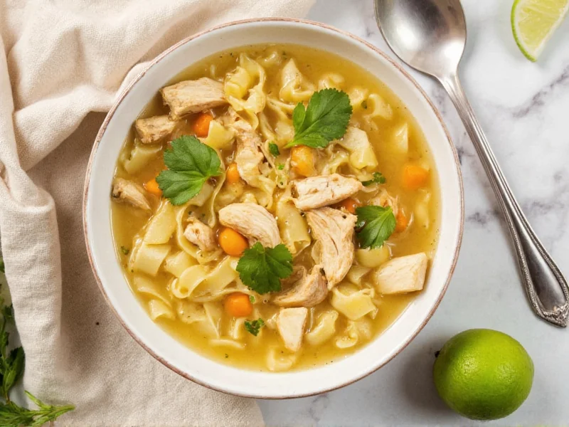 Chicken Noodle Soup Recipe: USDA-Validated Comfort Food