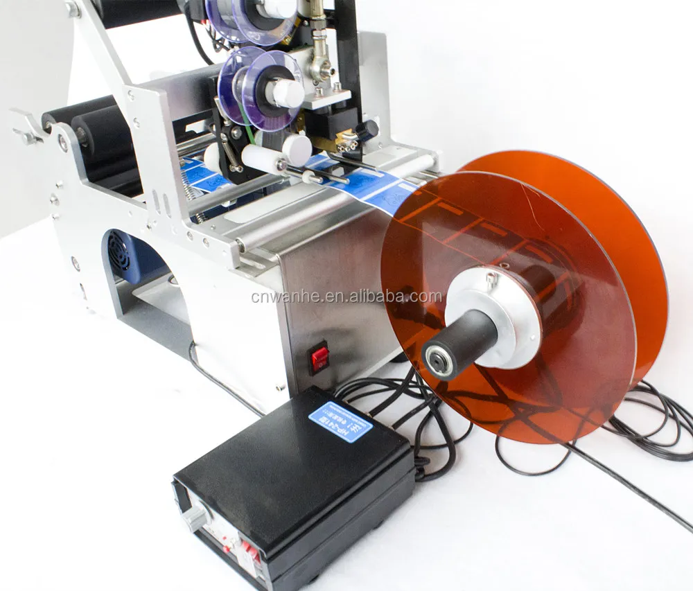 Machine D'étiquetage Semi-automatique | Bouteille Ronde À Degrés - Buy ...