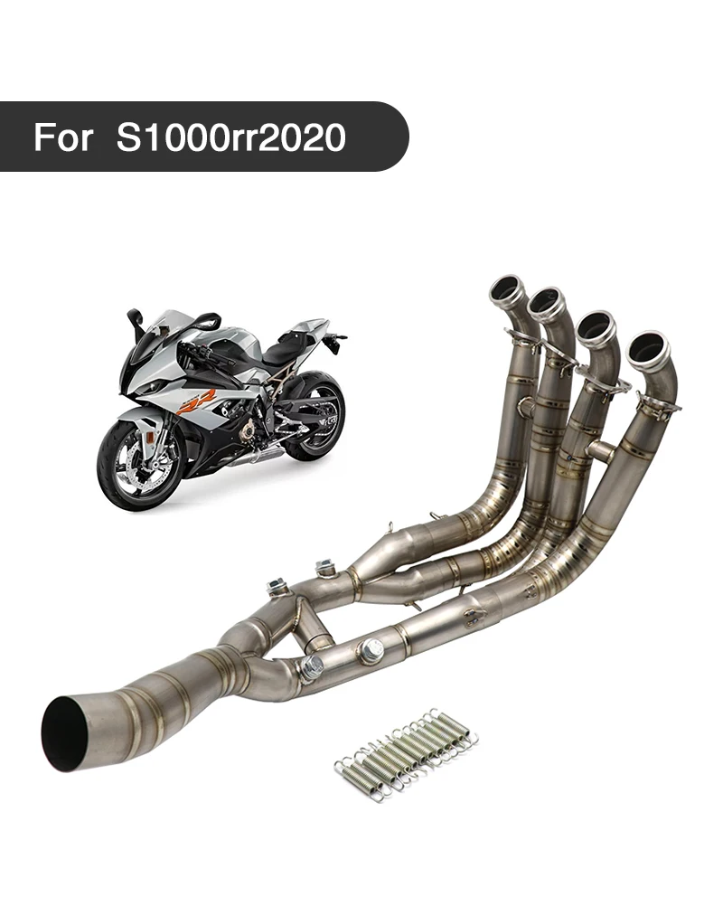 Motorcycle Exhaust System S1000RR 2020 Titanium Alloy 60mm Exhaust Pipe ...
