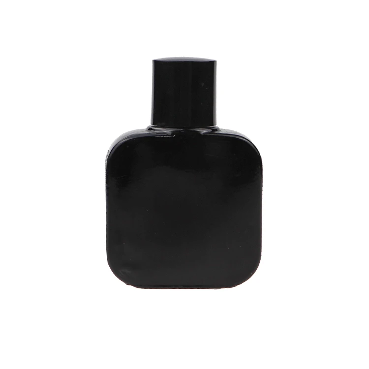 Custom Matte Black Square Glass Cologne Bottles Men 50ml Perfume Bottle ...