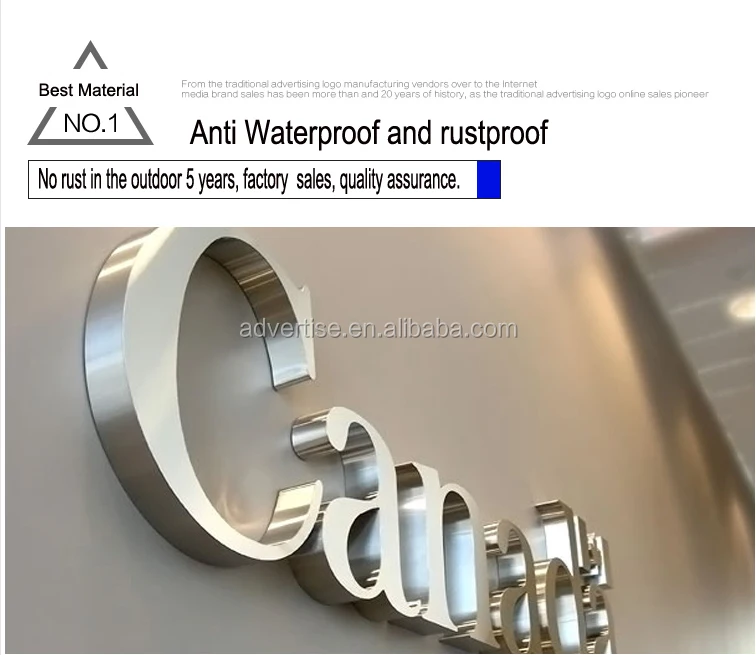 For Car Metal Adhesive Channel Letter Manufacturer Customized Aluminium ...