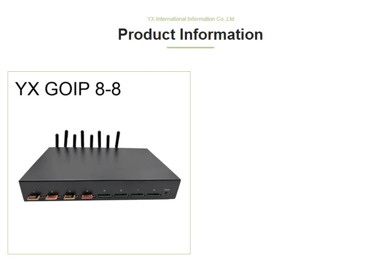 8 Sim Server Gsm Gateway 8 Ports Sms Modem Send Bulk Sms With Http Ussd ...