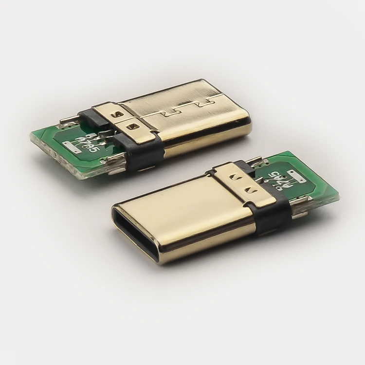 Small 4 Pin Types Mobile Charger Usb C Male Connector Usb A Male Plug ...