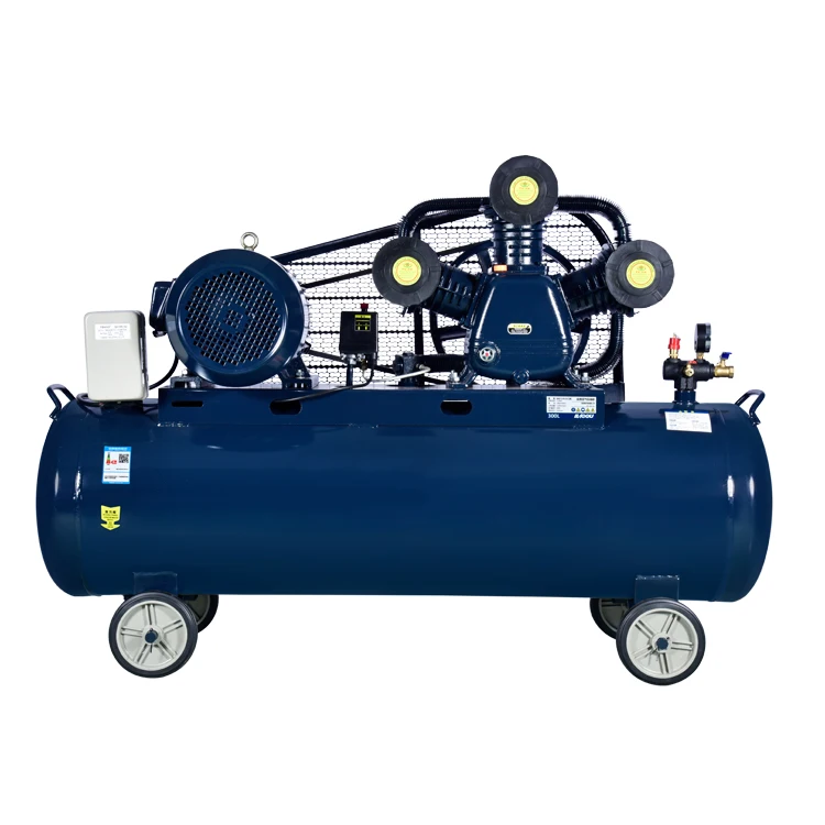 3 Three Phase 380v 10 Hp 300l Liter Industrial Portable Belt Driven ...