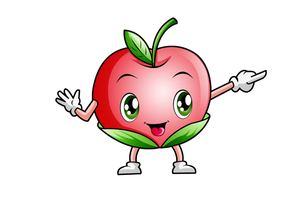 apples卡通图片-千图网