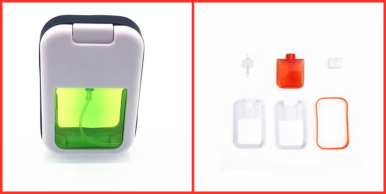 Free Sample 10ml 20ml Clear White Plastic Credit Card Pocket Size Empty ...