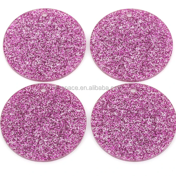 Round Plastic Discs Colored Transparent Acrylic Sheet Laser Cut Disc ...