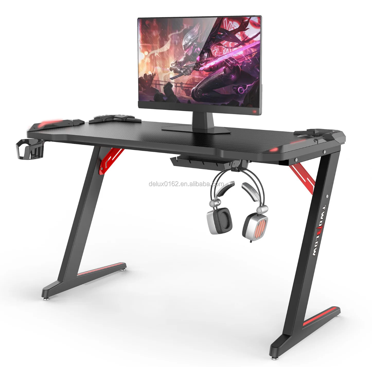 Professional Gaming Table Home Computer Desk Gamer Workstation Game ...
