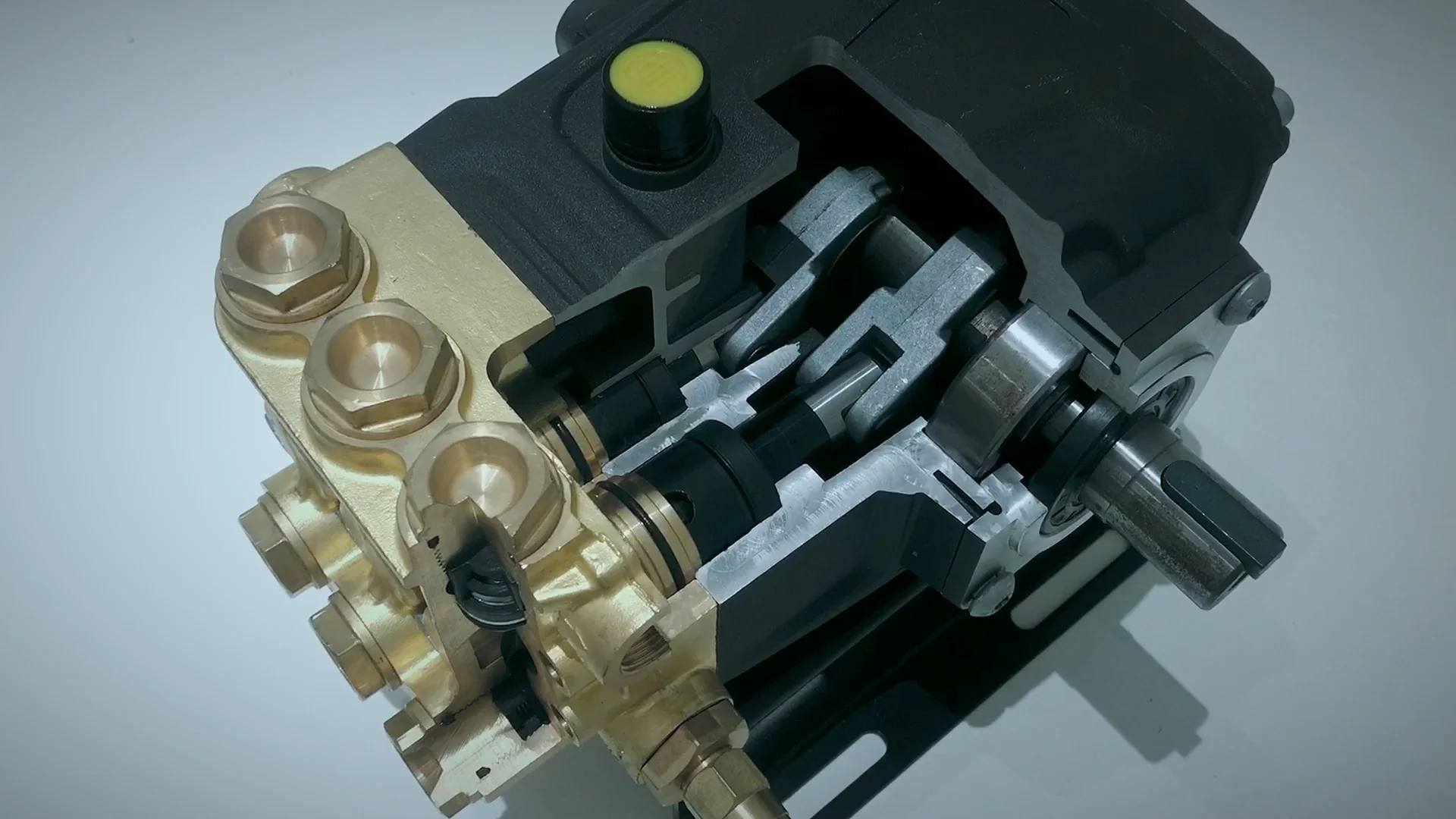 Industrial Nickel Plating Brass Head Heavy Duty High Pressure Plunger ...