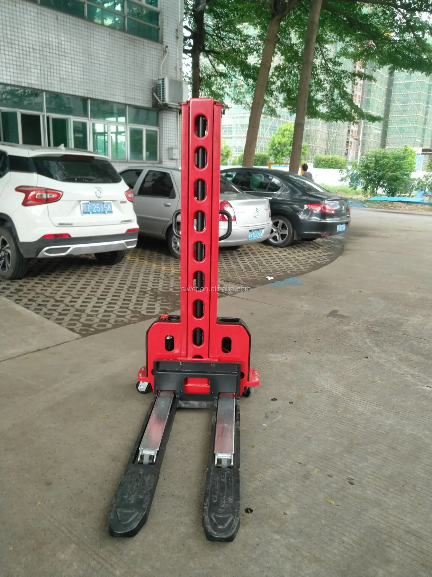 500kg Portable Self Loading Stacker Semi Electric Pallet Stacker - Buy ...