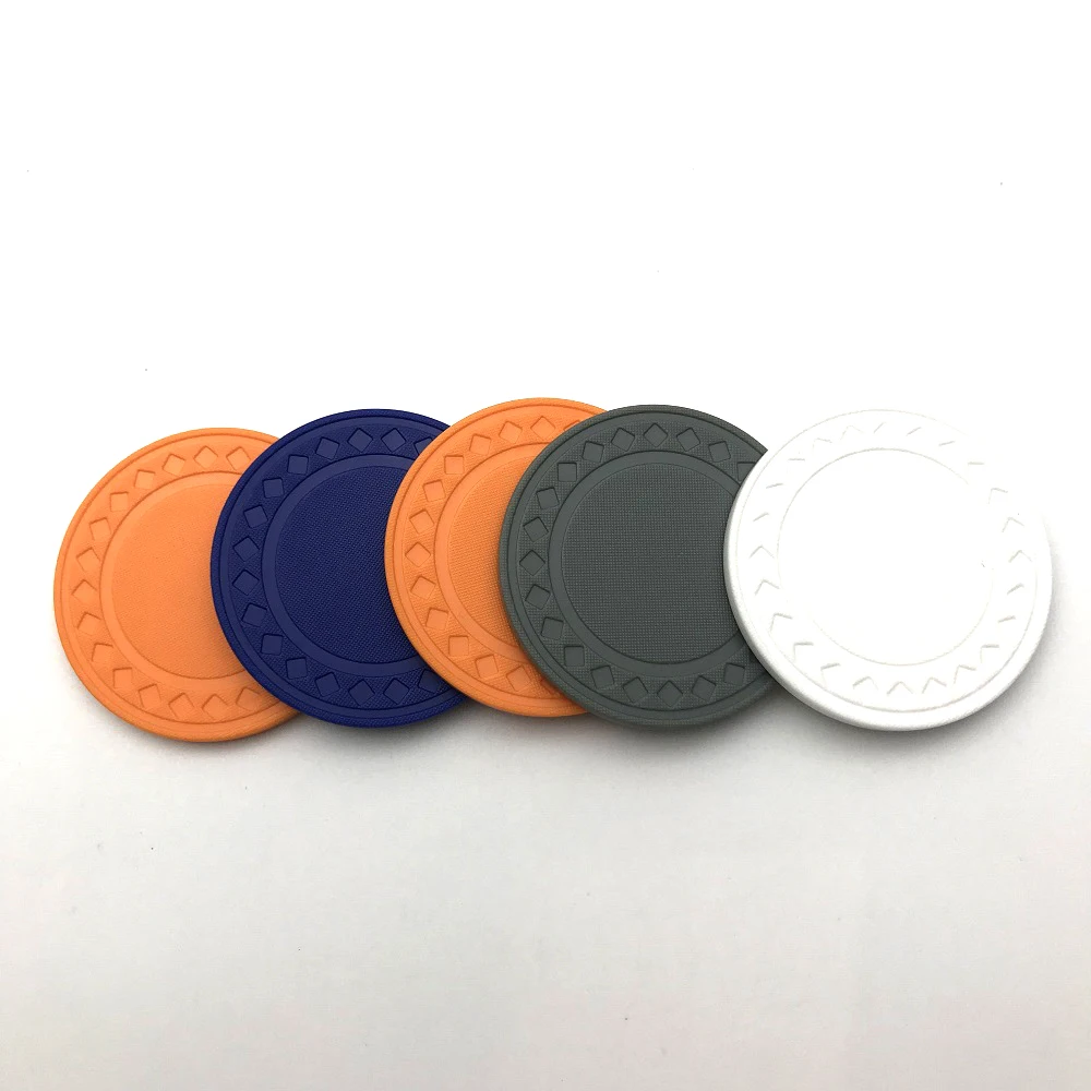 Lucky Plastic Pvc Pokerchips Tokens Coins Round Chip Of Poker Board ...