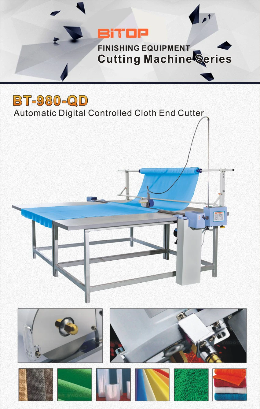 BT-980D Cloth End Cutter - Efficient Fabric Cutting Machine
