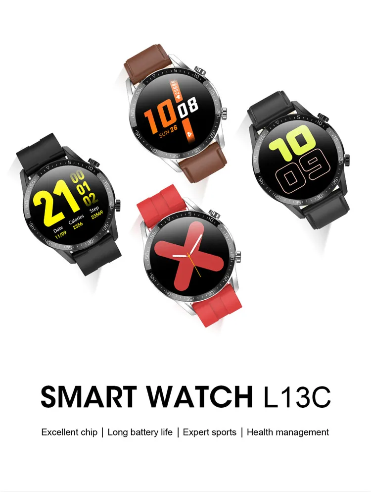 2020 SHENGLAN L13C Smartwatch - ECG, Heart Rate & BP Tracker