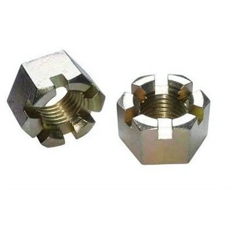DIN935 Castle Nut M6 M8 M10 Hex Slot Nut| Alibaba.com