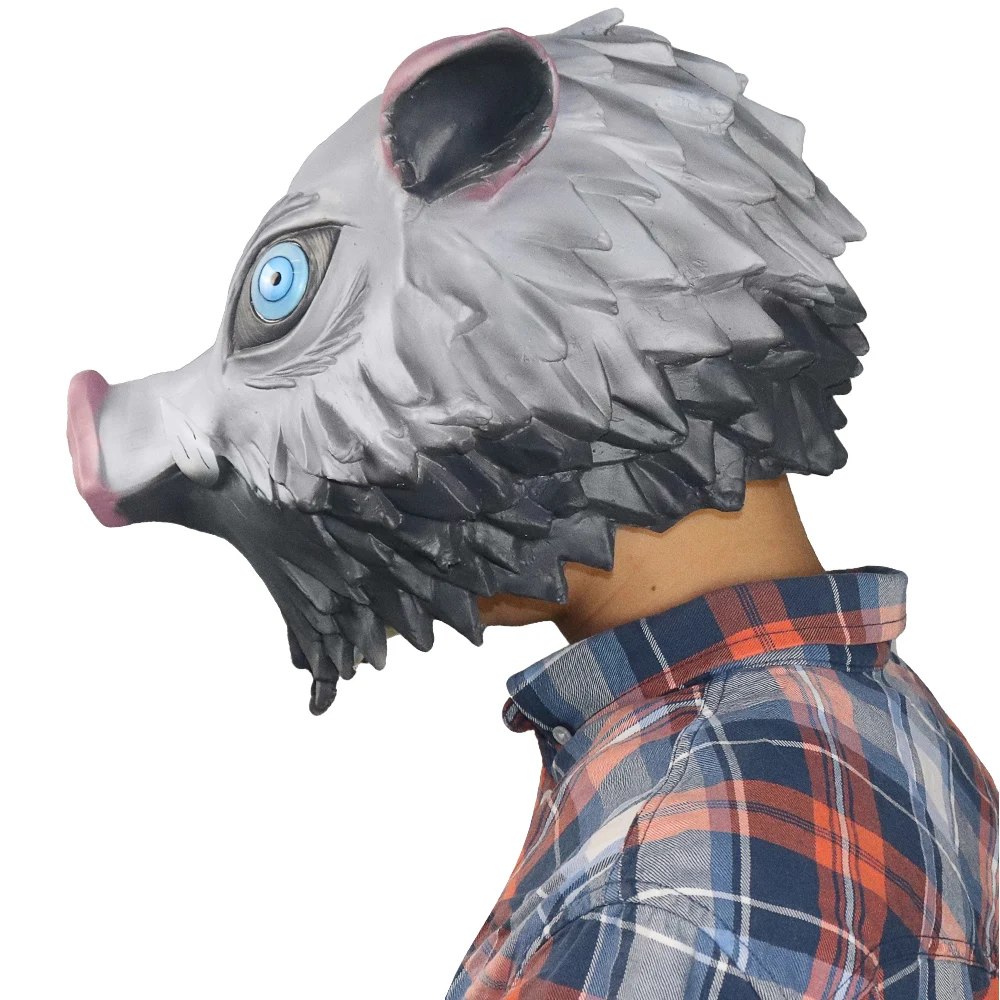 Demon Slayer Kimetsu No Yaiba Mask Cospaly Anime Hashibira Inosuke ...