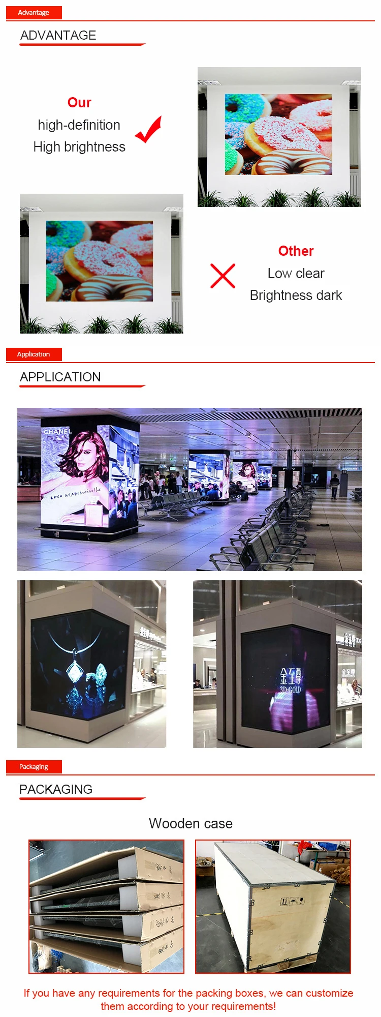 90 Degree Wall Corner P2.5 Indoor LED Display Screen for Advertising ...