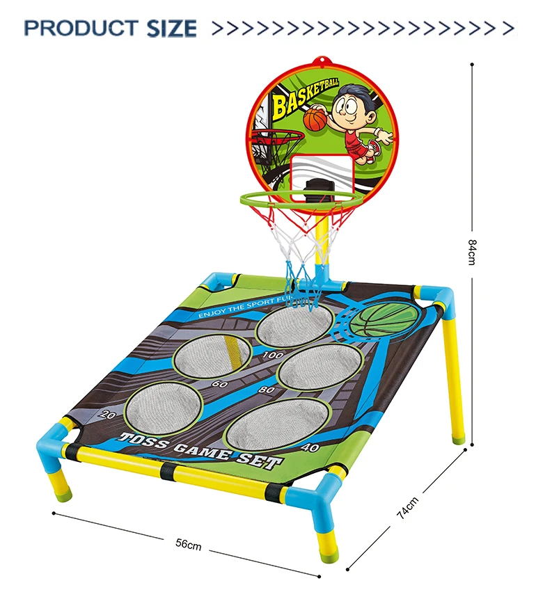 Basketball Toss Game - Fun Indoor & Outdoor Toy for Kids