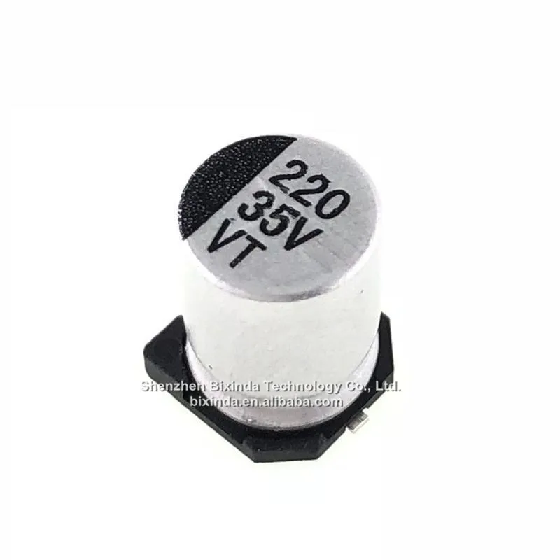 Electrolytic Capacitor 35v220uf 8*10mm Smd Aluminum Electrolytic Capacitor 220uf 35v Volume ...