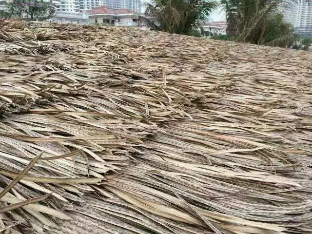 Building Materials Plastic Thatch Roof Beach Synthetic Thatch - Buy ...