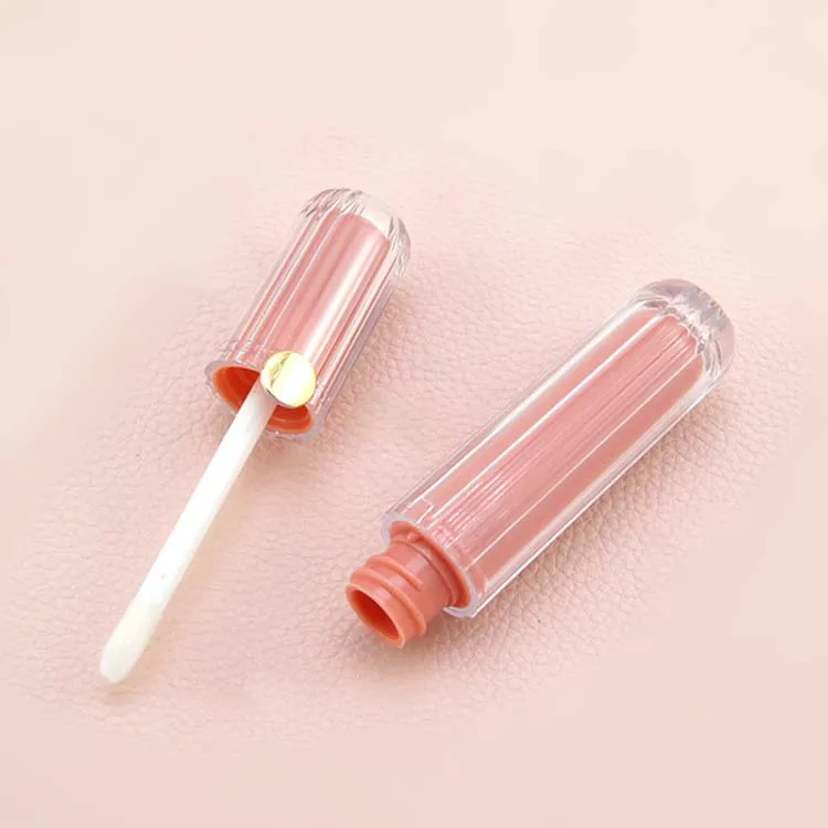 4ml Pink Color Round Shape Cosmetic Packing Lipgloss Tubes Containers ...