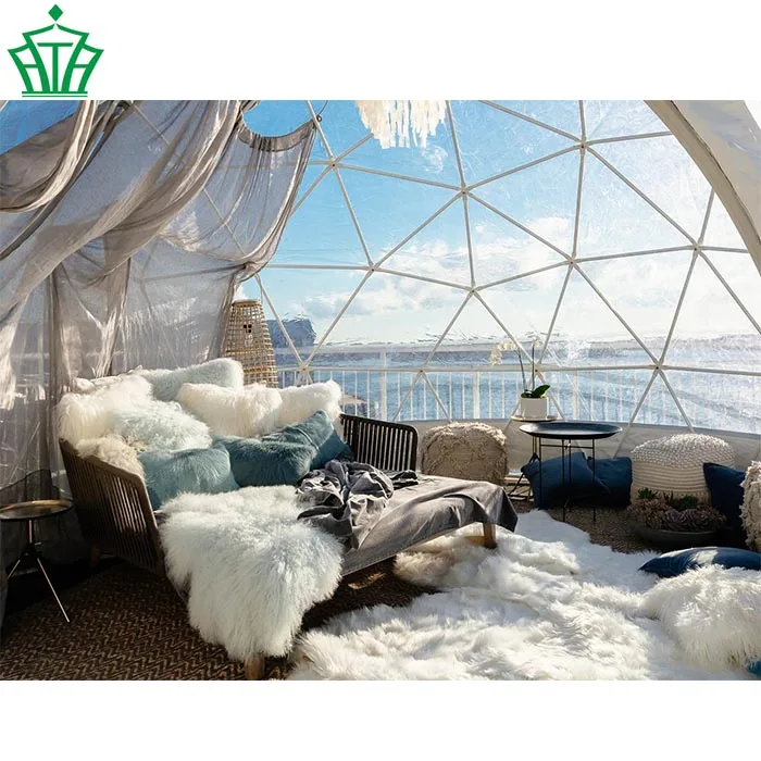 4m Igloo Geodesic Restaurant - Clear Transparent Dome Tent