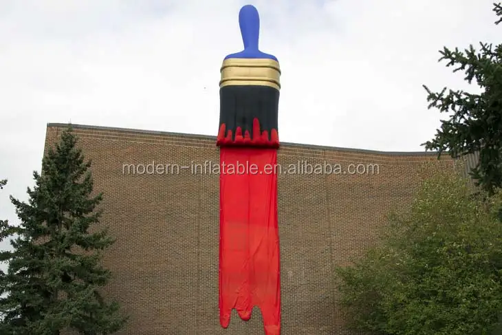 Giant Inflatable Brush Sculptures for Building Decoration