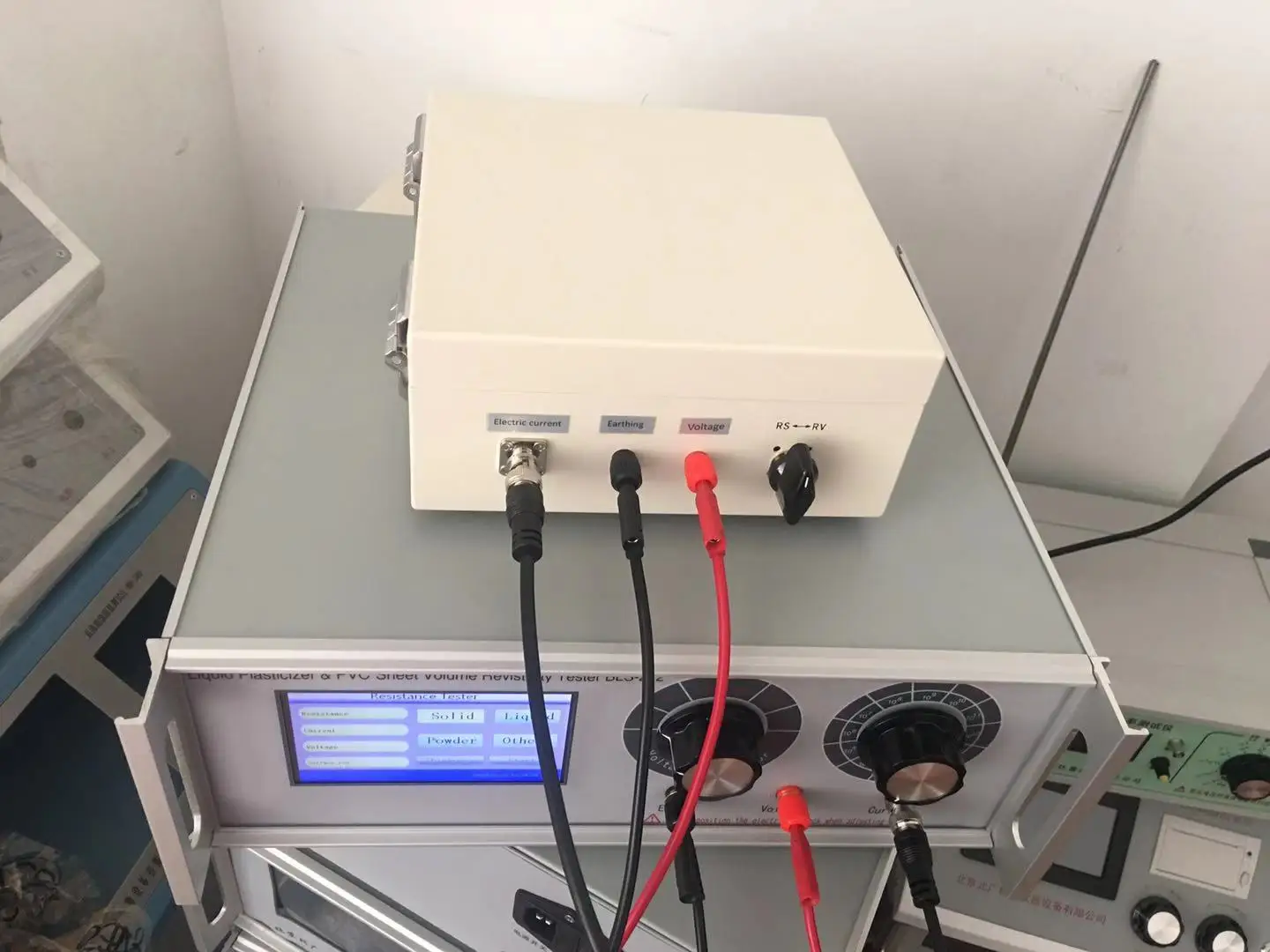 Surface and Volume Resistivity Tester for Plastics & Rubber