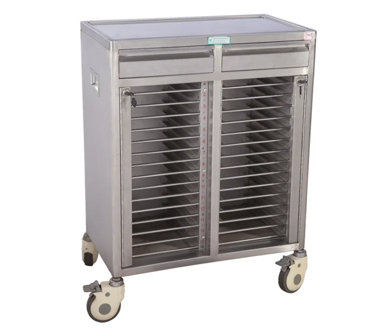 Hospital Furniture 304 Stainless Steel Medical Patient File Record ...