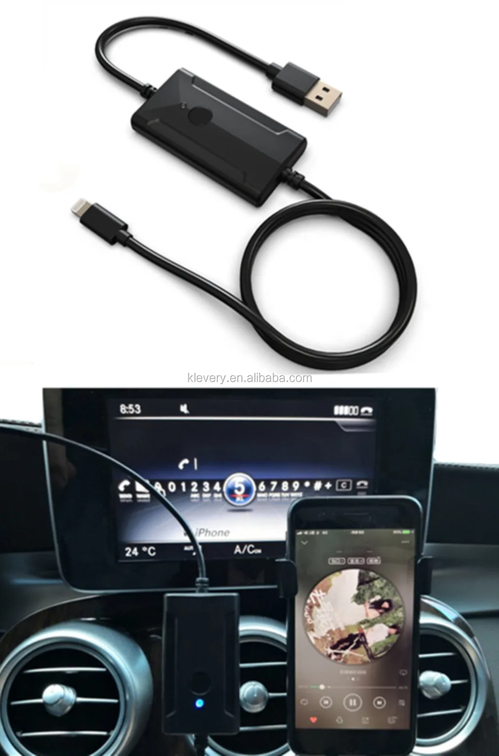 Car Usb Audio Adapter For Mercedes Benz C E S A B Gla Gle Ml Gls V ...