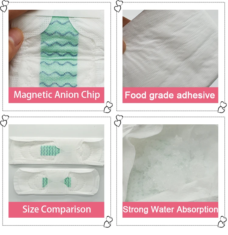 Private Label Organic Sanitary Napkin Pads For Women Period - Buy ...