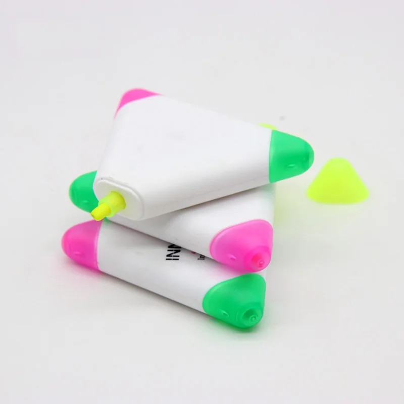 Promotional Gifts Highlighter Markers Triple Triangle Multi Color ...