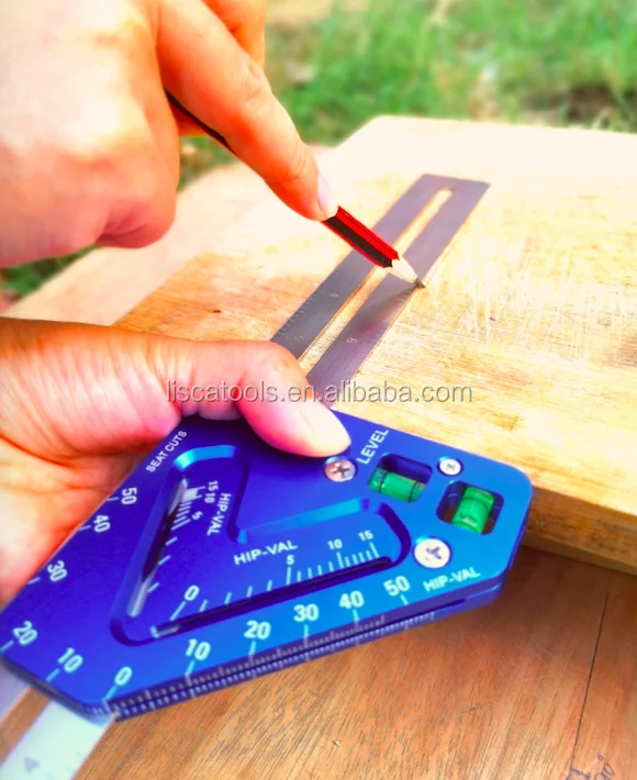 Carpentry Multi-Function Measuring Tool Angle Ruler Accurate Angle ...