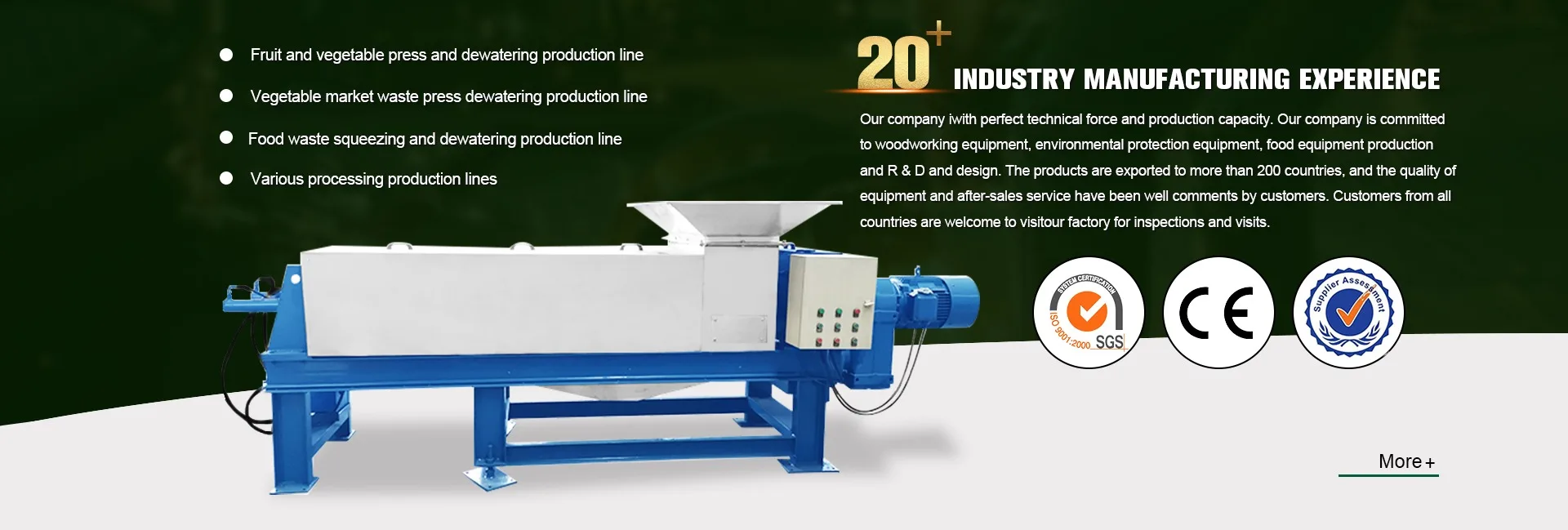 Zhengzhou Furui Machinery Co., Ltd. - Dewatering Machine